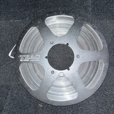 Original Vintage TEAC RE-1003B (10") BLACK Nab Hub Metal Reel to Reel w ...