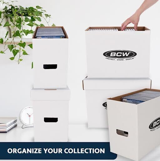 (5) BCW Graded Corrugated Cardboard Comic Book Box Holds 35-40 CGC ...