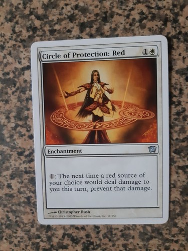 MTG - Circle of Protection Red - 9th Edition | eBay