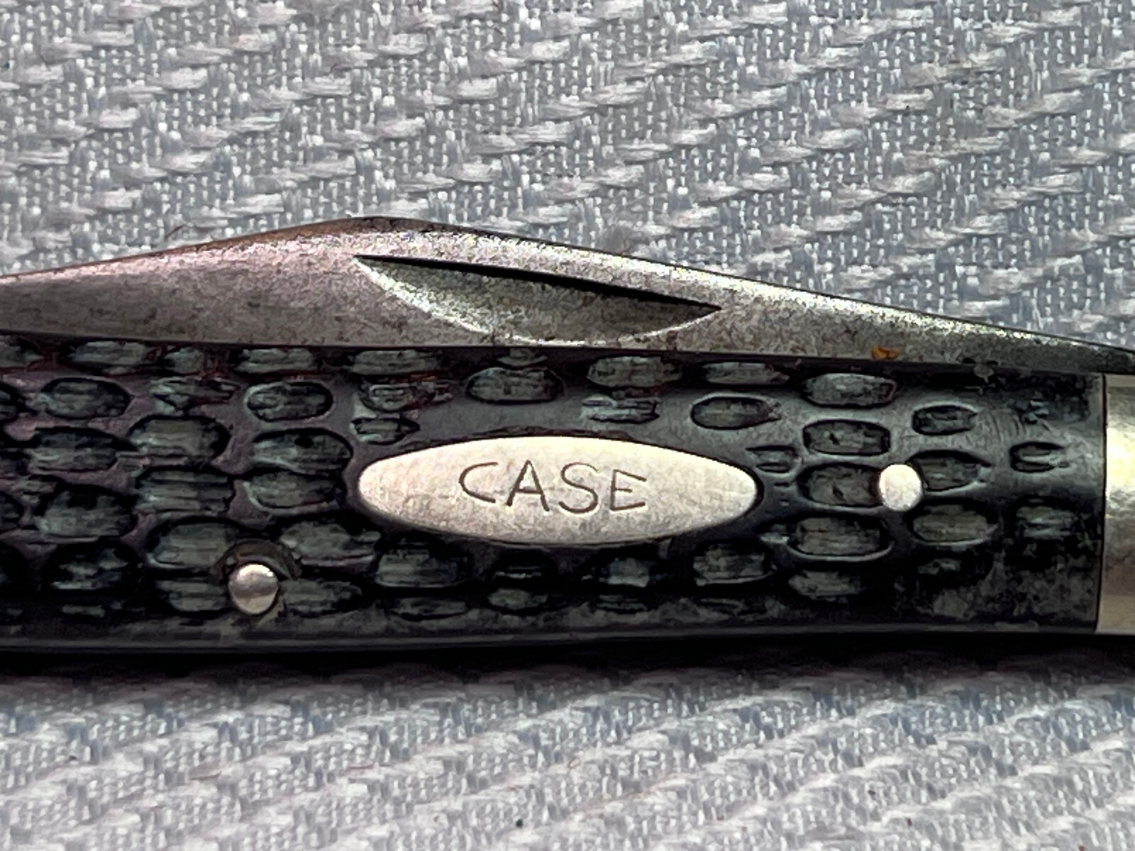 VTG Case XX 6207 Mini Trapper 5 Dot 1975 2 Blade Folding Pocket Knife ...