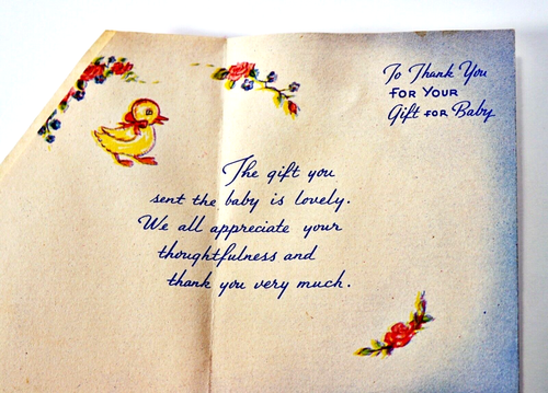 1929 Cute New Born Baby Congratulations Cards - Lot of 4 Cards | eBay UK