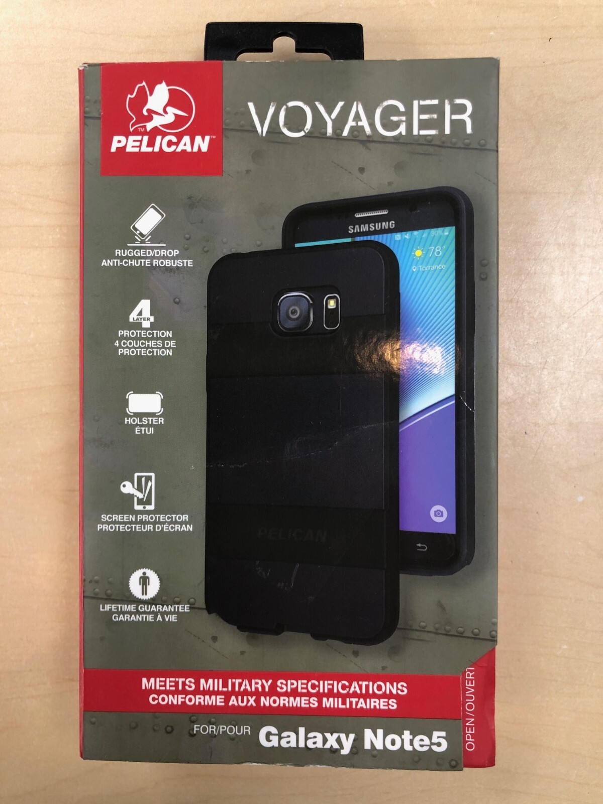 Pelican Voyager Rugged Case w/ Belt Holster for Samsung Galaxy Note5 / Note 5 | eBay