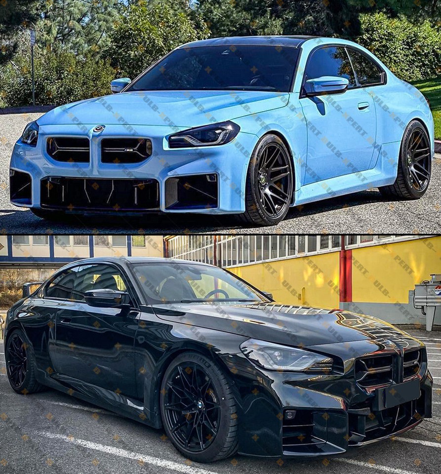 FOR 23-25 BMW G87 M2 CSL STYLE REAL CARBON FIBER FRONT NOSE KIDNEY ...