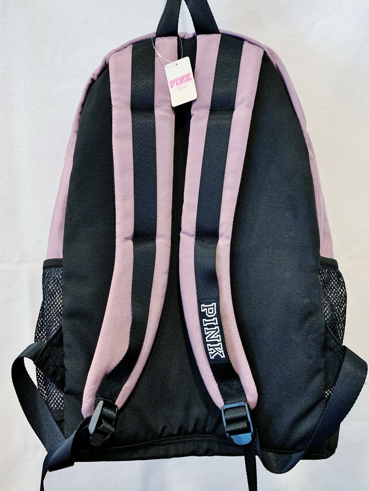 1 Victoria's Secret Campus CHALK PINK Backpack Large School Gym Tote ...