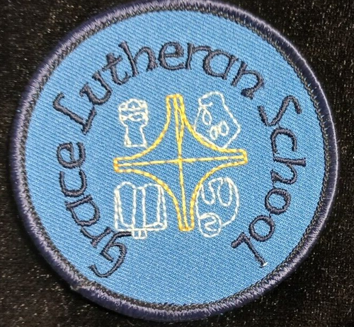 Grace Lutheran School Patch VTG | eBay