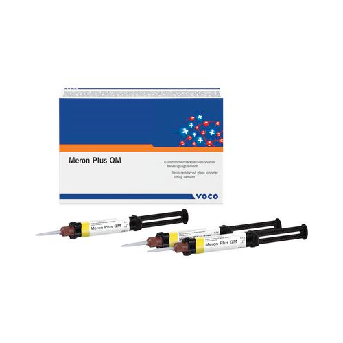 Voco Meron Plus QM Resin Reinforced Glass Ionomer Luting Cem 3 x 8.5gm ...