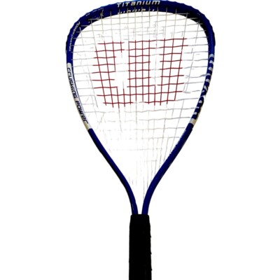 Wilson Power Channel Crushing Power Titanium Racquetball Racquet Blue ...