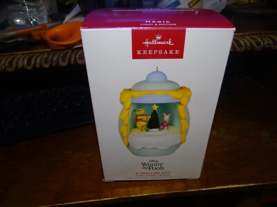 Hallmark 2022 A Smallish Gift Disney Winnie the Pooh Magic Christmas ...