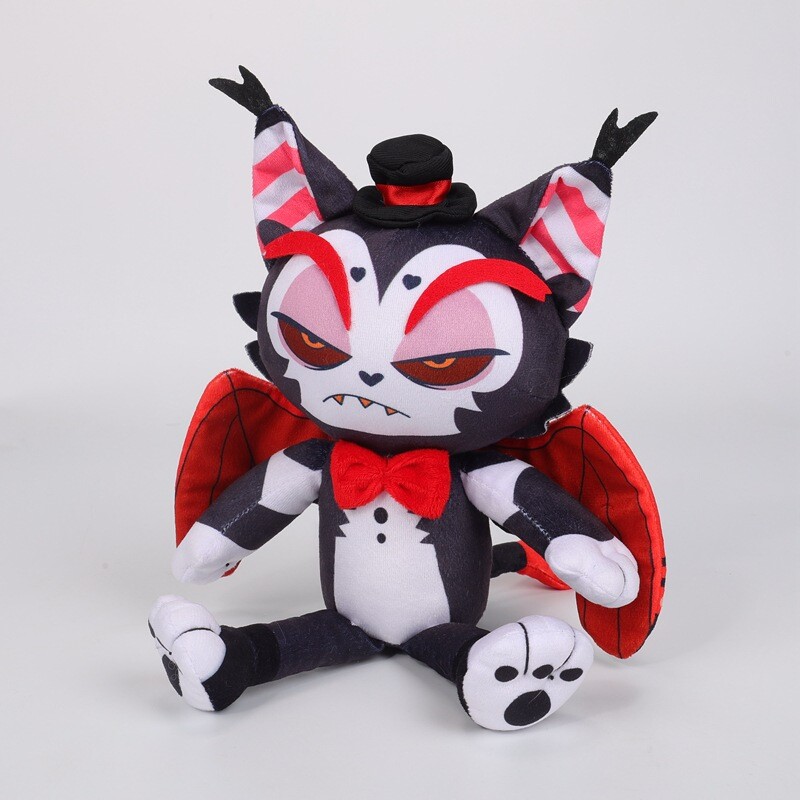 30cm Hazbin Hotel Husk Plush Doll Cosplay Prop Toys Stuffed Doll Gift ...
