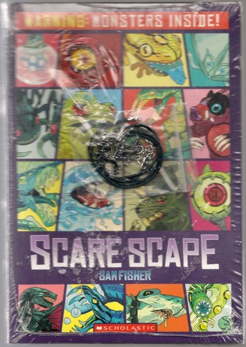 Scare Scape Fisher Scholastic Set Comic, Hydra Necklace & Monster Deck ...
