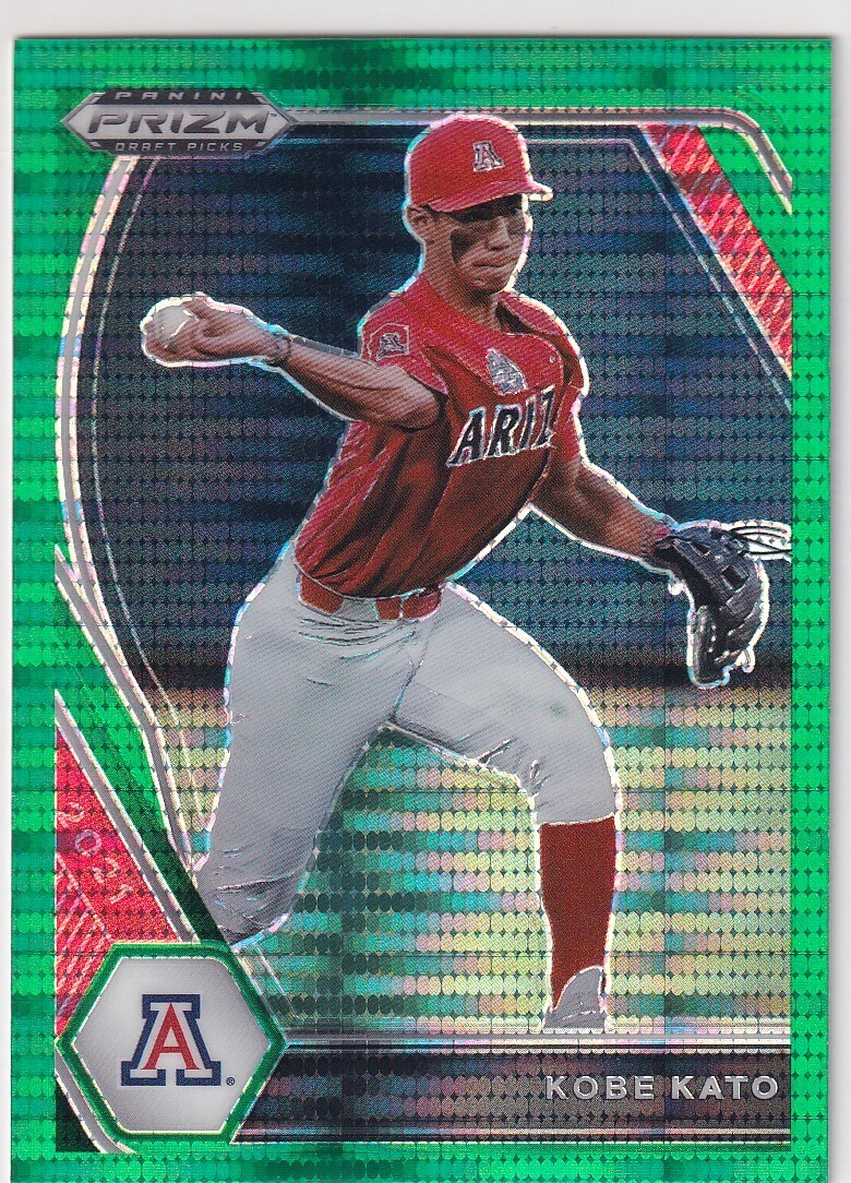 2021 Prizms Green Pulsar Kobe Kato Prizm Draft FR1838 | eBay