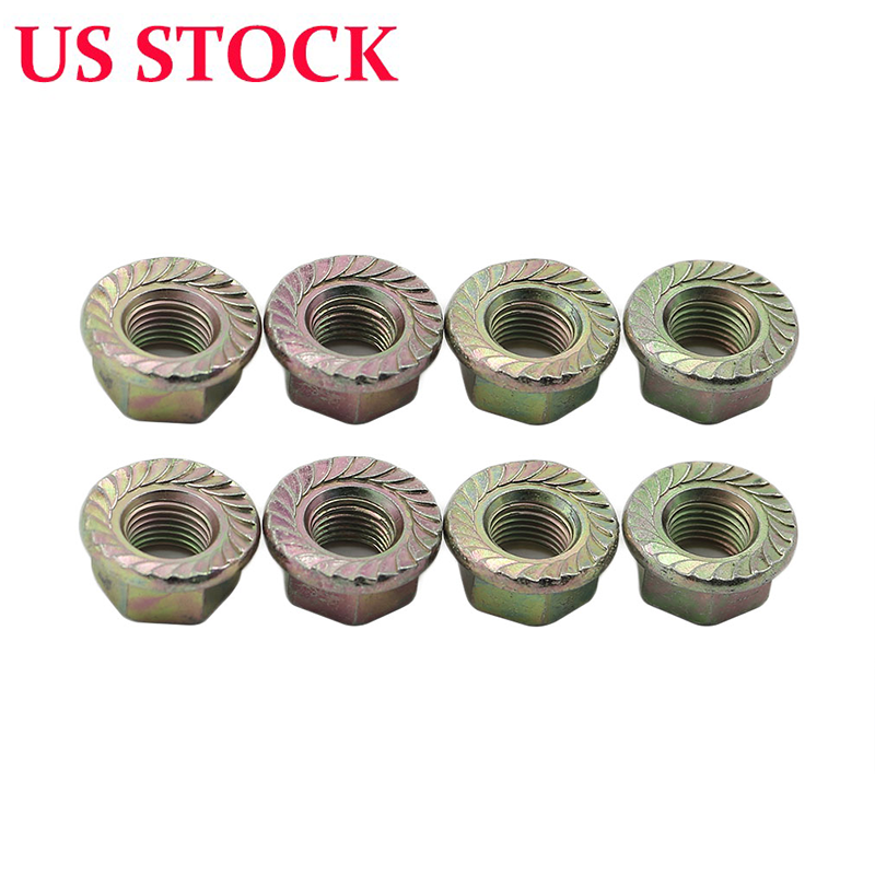 8pcs For Polaris Sportsman Ranger 3/8" Flange Wheel Lug Nut 400 500 700 ...