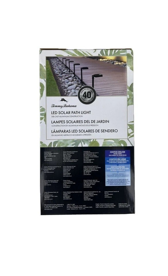 Tommy Bahama Solar LED Path Light (Pack of 6) New design | eBay