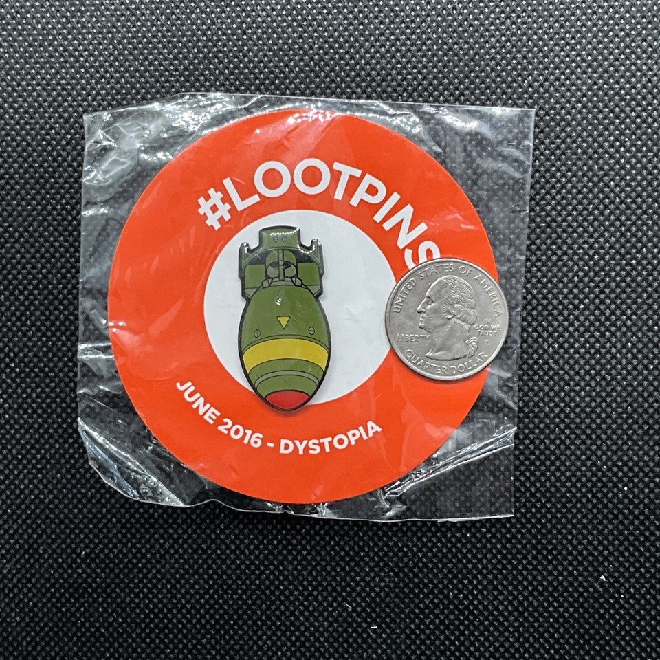 Dystopia - June 2016 Loot Crate Pin. NEW. #LootPins. Bomb Pin. | eBay