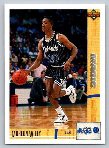 1991-92 Upper Deck #26 Morlon Wiley Orlando Magic | eBay