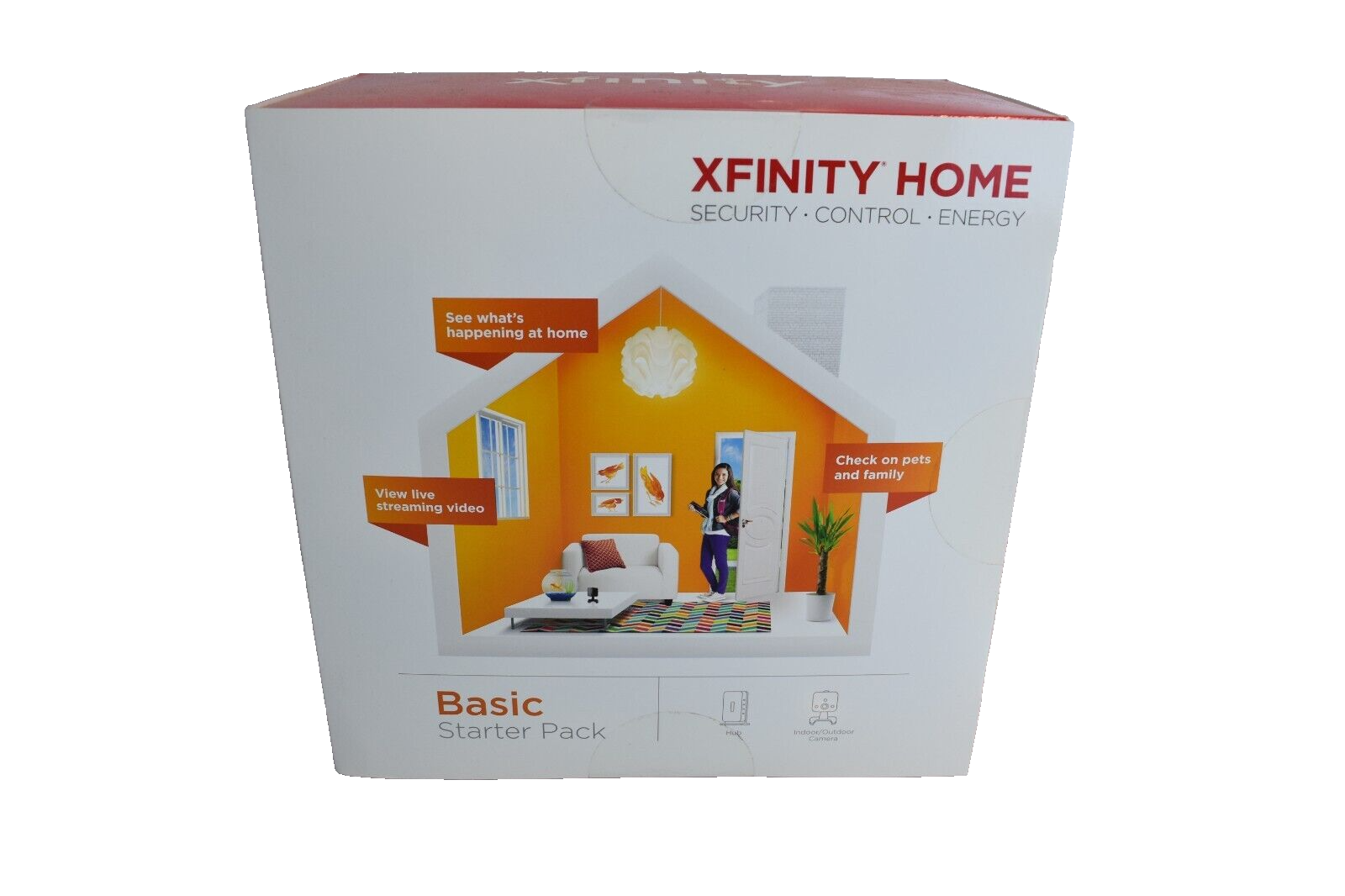 Xfinity Home Security Starter Pack New in Box with Hub and Indoor ...