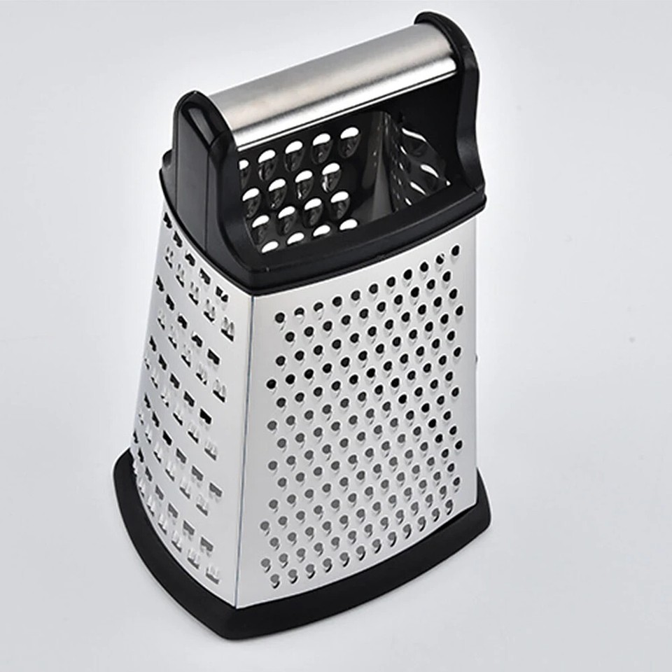 4 Sided Box Grater Stainless Steel Graters Cheese, Chocolate ...