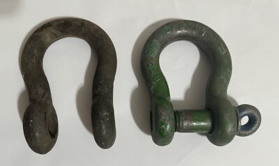 2 Lot Vintage Crosby USA 1” Screw Pin Shackle 8 1/2 Ton | eBay