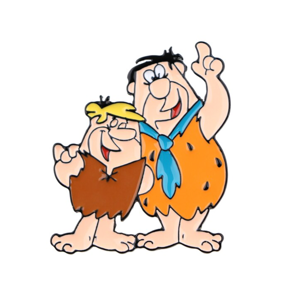The Flintstones Fred And Barney Cartoon Characters Enamel Metal Pin | eBay