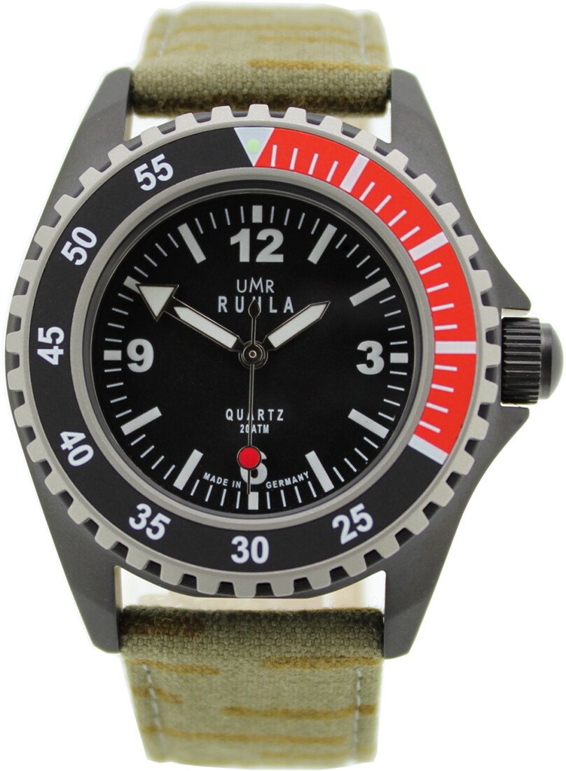 UMR RUHLA Kampfschwimmer Uhr 13-03 NVA Textil Band Kaliber 13 Herren ...