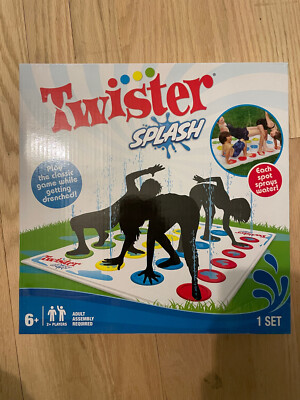 NEW HASBRO TWISTER SPLASH WATER GAME FOR KIDS BACKYARD SPRINKLER ...