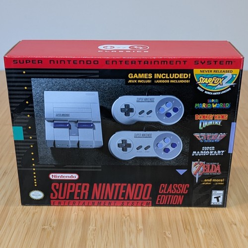 Super Nintendo SNES Classic Edition, BOX ONLY All Packaging, Very Good ...