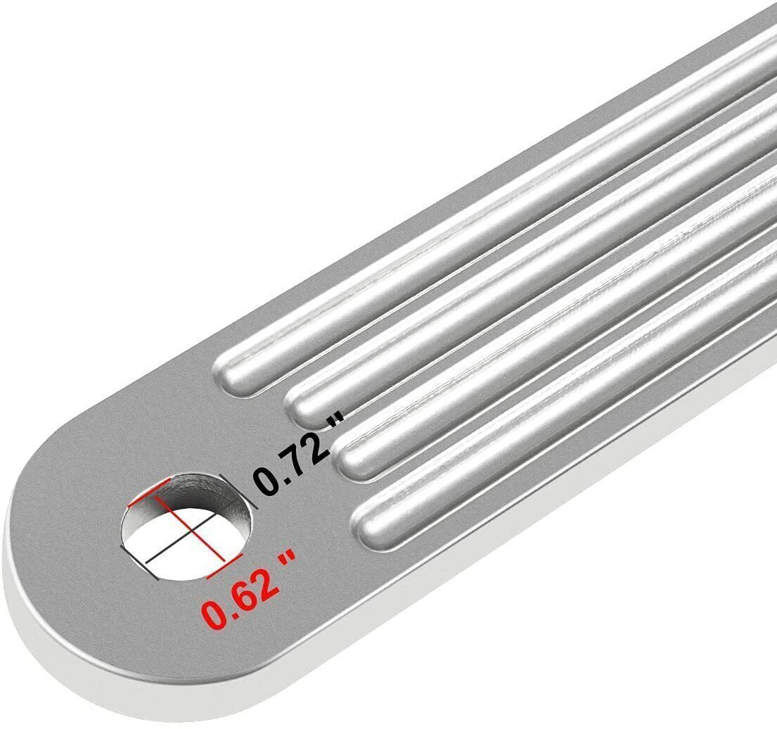 TSP-2DP Marine Transom Support Plate 12"x2" 10" Lower Bolt Hole Pattern ...