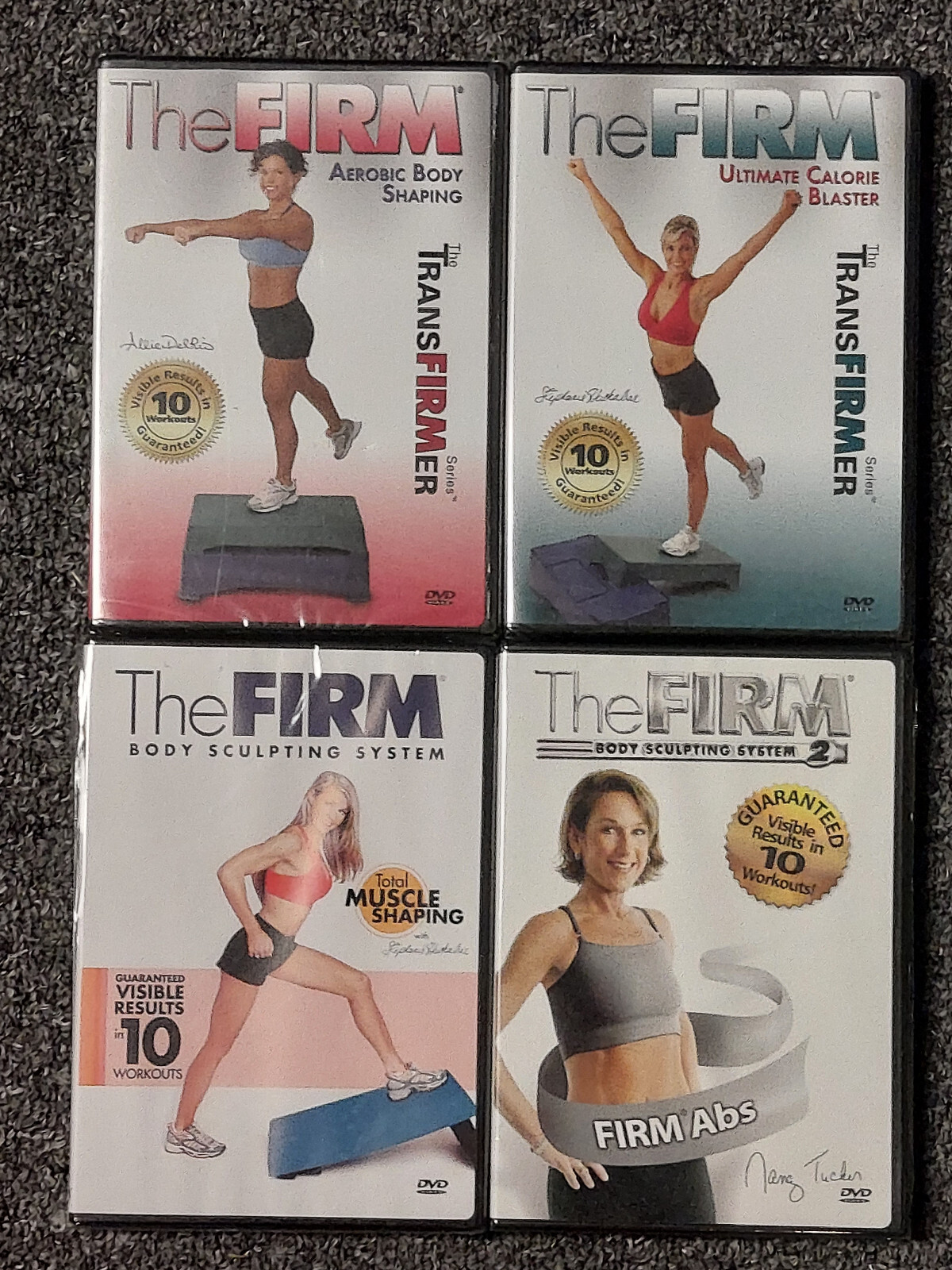 4 - The Firm Workout DVDs - Sculpting Shaping Calories ABS Brand NEW ...