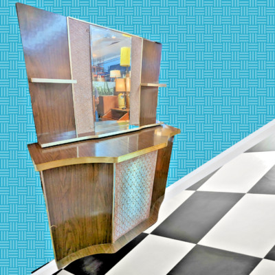 Rare 50s 60s Bar Mid Century Modern / Atomic Style tiki pool kitsch | eBay