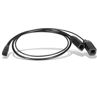 for Humminbird 720101-1 9 M SIDB Y Adapter Cable Helix MEGA Transducer ...