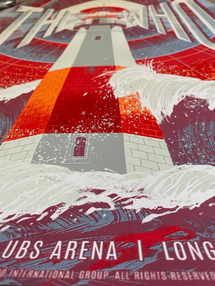 THE WHO Long Island Tour Poster 2022 concert NY hits back | eBay