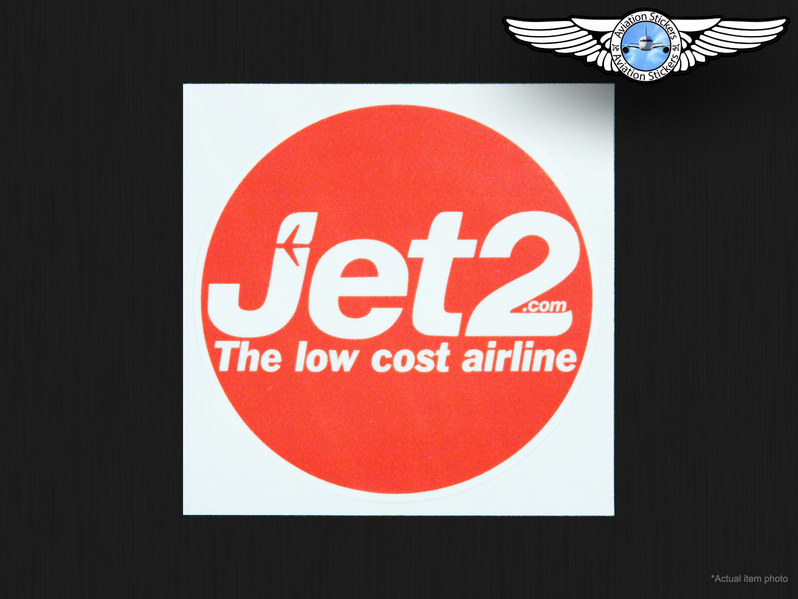 JET2 JET 2 ROUND LOGO STICKER / DECAL | eBay