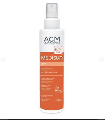 ACM MEDISUN SPF 50+ Sunscreen Spray 200ml | Face & Body | Water ...