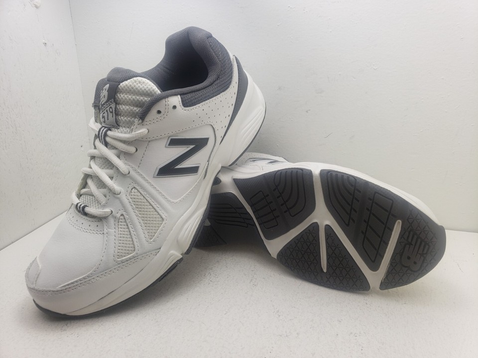 New Balance 519 White Gray Cross Training Athletic Shoes [MX519WG2 ...