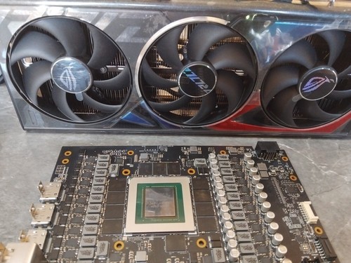 ASUS ROG NVIDIA GeForce RTX 4090 STRIX OC, 24gb GDDR6X, for spares ...