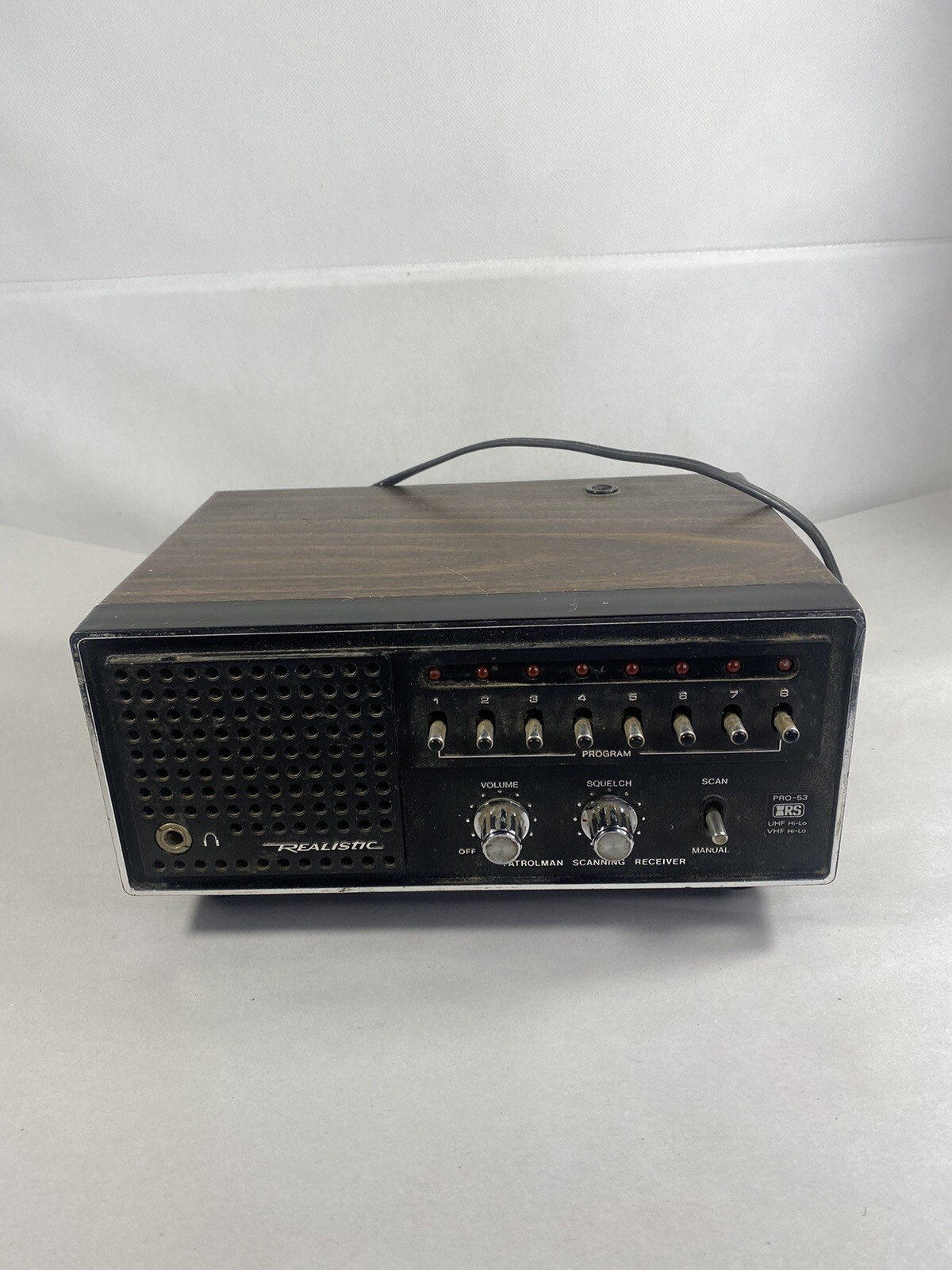 Realistic Pro-53 UHF High Low VHF High Low Scanning Monitor Receiver No ...