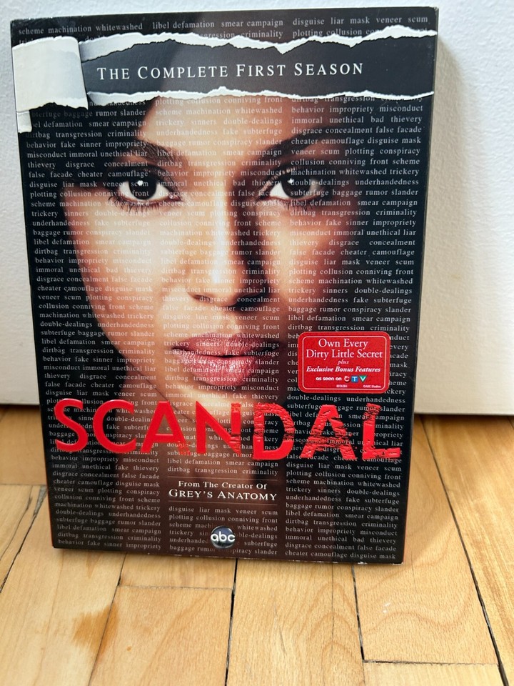 dvds SCANDAL SEASONS 1 AND 2 DVD BOX SET KERRY WASHINGTON | eBay