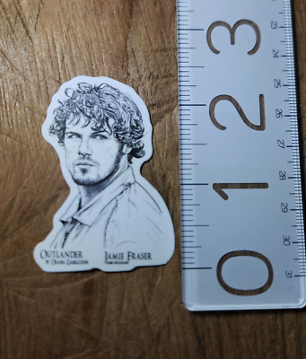 OUTLANDER Sticker Jaime Fraser Sam Heughan Claire Fraser Caitriona ...