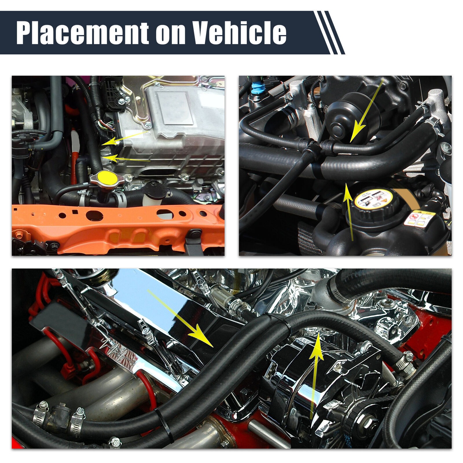 Fuel Lines Gas Line Hose Delivery Black NBR Rubber Replacement For ...