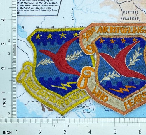 1 Patch plus 1 , 301st Air Refueling Wing ( WHO FEARS ) Patch , t4-228 ...