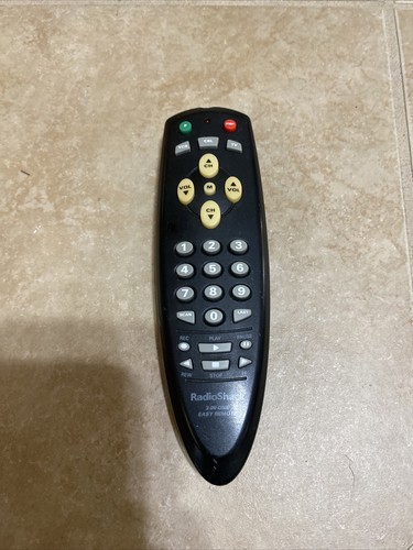 Radio Shack 15-1931 Universal Remote For 3 Devices VCR - Cable - TV | eBay
