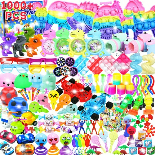 1000+ PC Fidget Toy Pack - Party Favors, Stocking Stuffers & Classroom ...