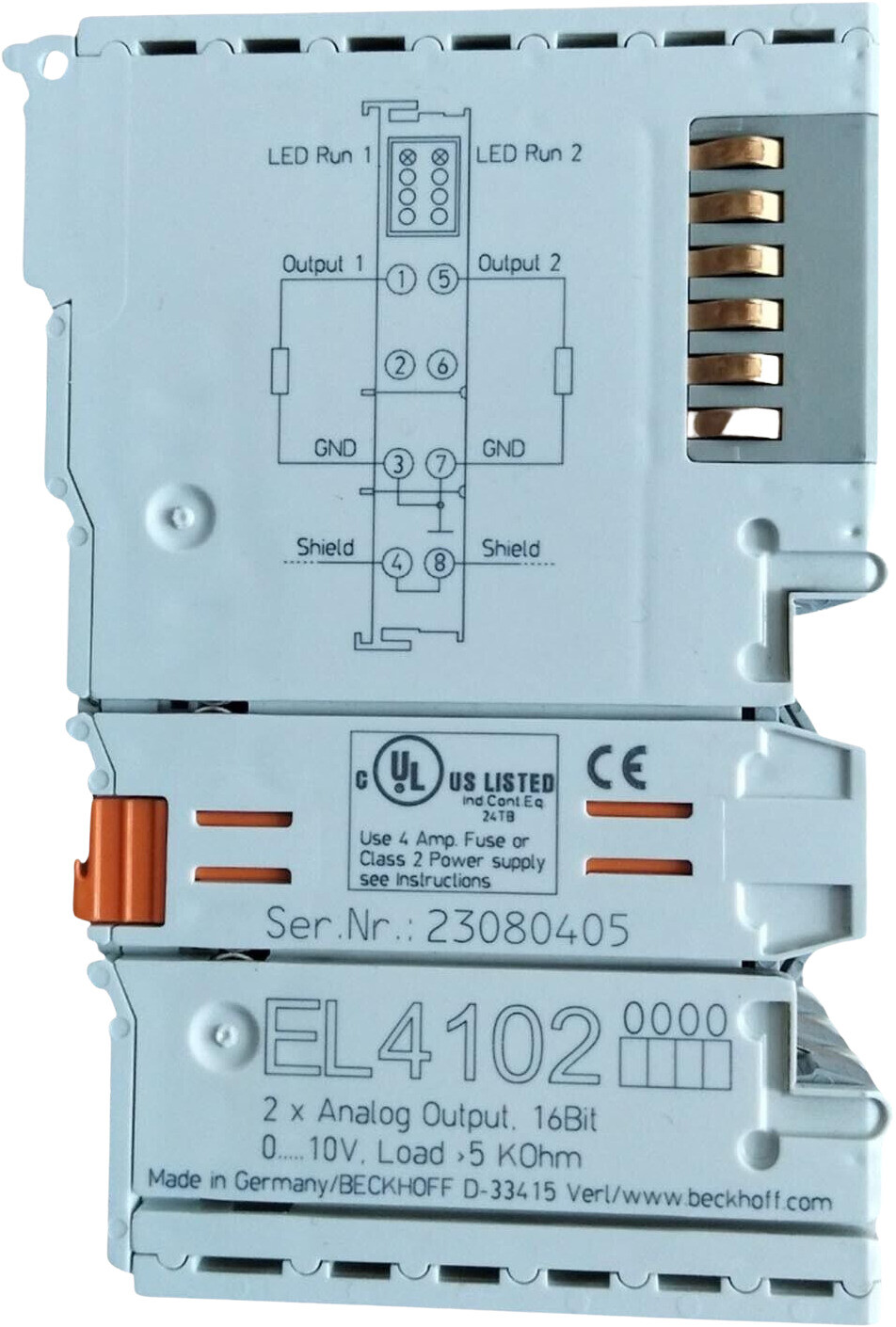 Beckhoff EL4102 EtherCAT 2-Kanal Analoges Ausgangsmodul online kaufen ...