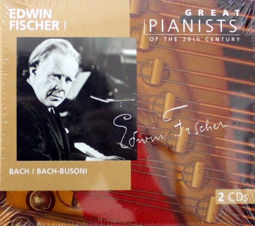 Great Pianists of the 20th Century - Edwin Fischer, Vol.1 - CD 8GVG The ...
