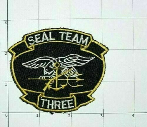 Seal Team Three Patch US Navy Seals Special Forces USN MACV-SOG MACVSOG ...