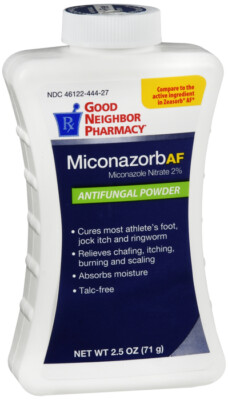 GNP MICONAZORB AF 2% TALC-FREE POWDER 2.5 OZ COMPARE TO ZEASORB | eBay