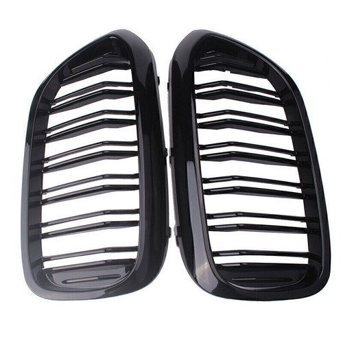 For BMW 5 Series G30 G31 2017-2020 Dual Slat Kidney Bumper Grille Vent ...