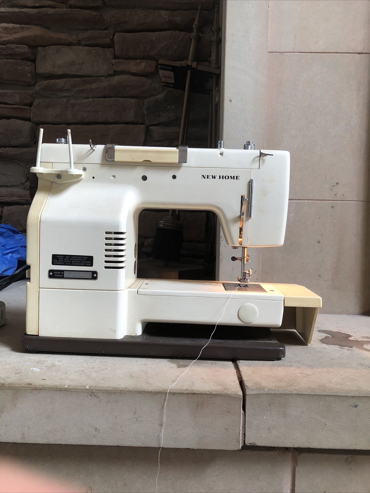 New Home Sewing Machine Model 660 Vintage With Foot Pump | eBay