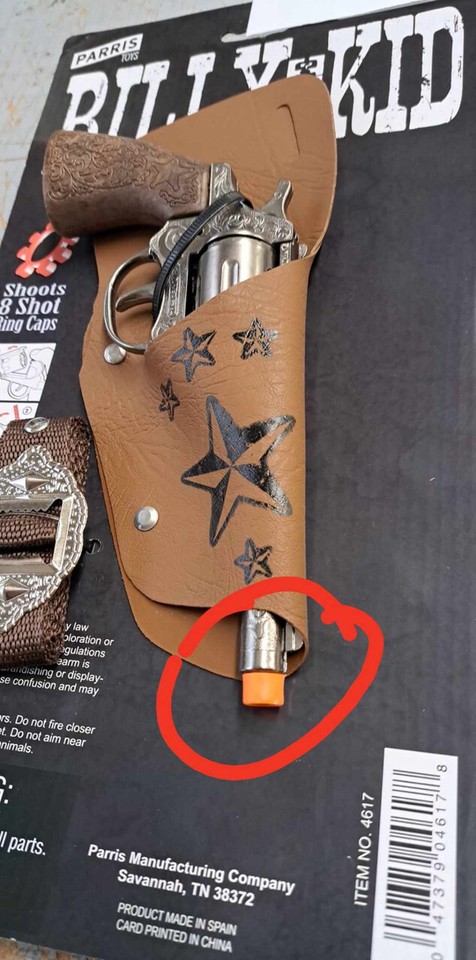 Billy the Kid Western Revolver and Holster | Western | Props and Play ...