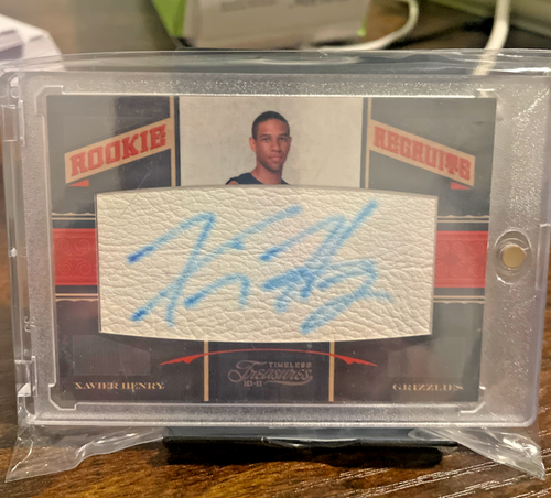 2010-11 Timeless Treasures Xavier Henry Autograph RC Rookie Recruits ...